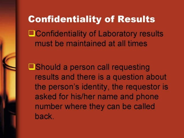 Laboratory Ethics | PPTX | Blood Disorders | Diseases and Conditions