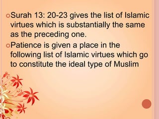 Ethico religious concept in the Quran | PPT