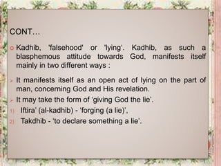 Ethico religious concept in the Quran | PPT