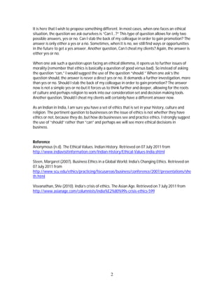 Ethics | PDF | Hinduism | Religion & Spirituality