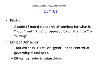 PPT INTRODUCTION TO ETHICS, VALUES AND ATTITUDES PowerPoint, 40% OFF