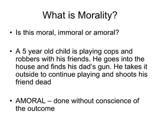 Amoral Definition