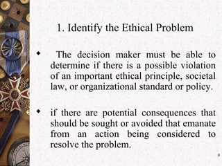 Ethical decision making –Attitude and beliefs | PPT