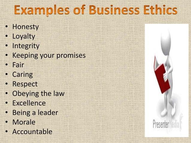 Ethics in management | PPTX | Executive Leadership & Management | Business