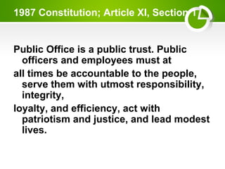 Ethics and Accountability | PPT