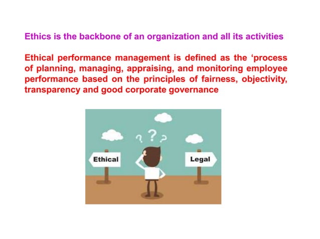 Ethics in Performance Management | PPTX