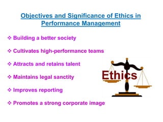 Ethics in Performance Management | PPTX