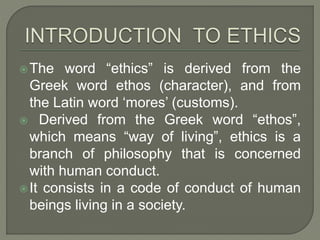 Ethics | PPTX