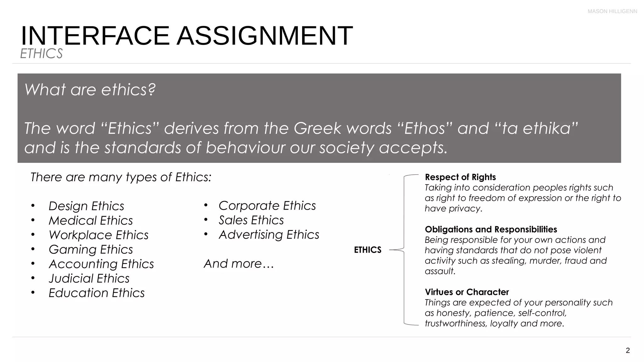 Ethics in Art and Design | ODP