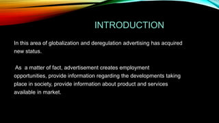 Ethics in advertisement | PPTX