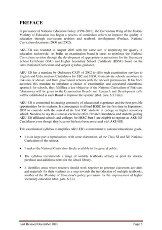 Ethics course outline aku eb | PDF