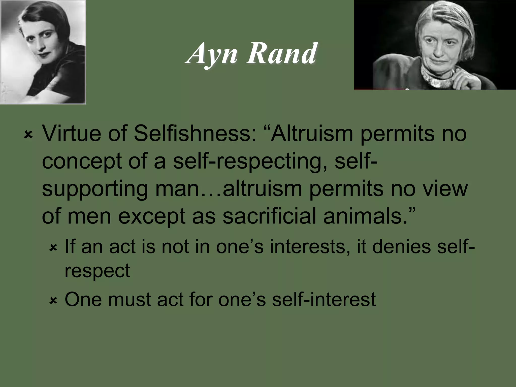 Ethics 2. egoism vs altruism | PPT