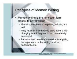 Ethics in Memoir Writing: An Instructional Dialogue | PDF