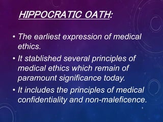 Medical Ethics | PPTX