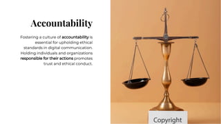 ethics in digital communication . Introduction. Why should we use ...