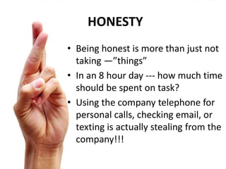 Work Ethics.What is it?How do we get it? | PPTX