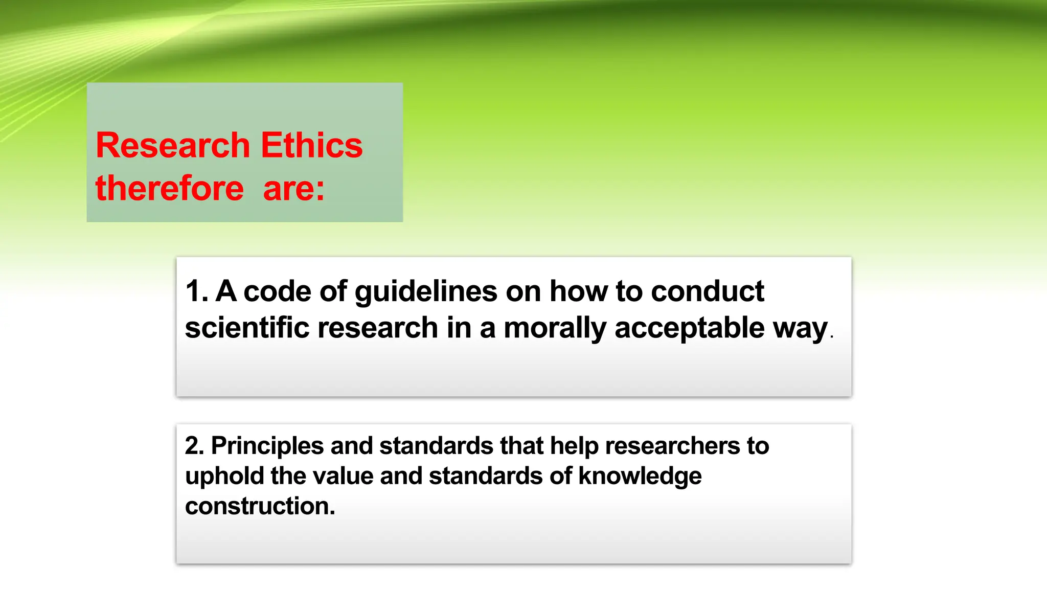 Research Ethical Standards and Principles | PPTX