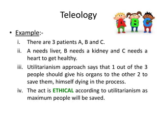 Teleological Ethics