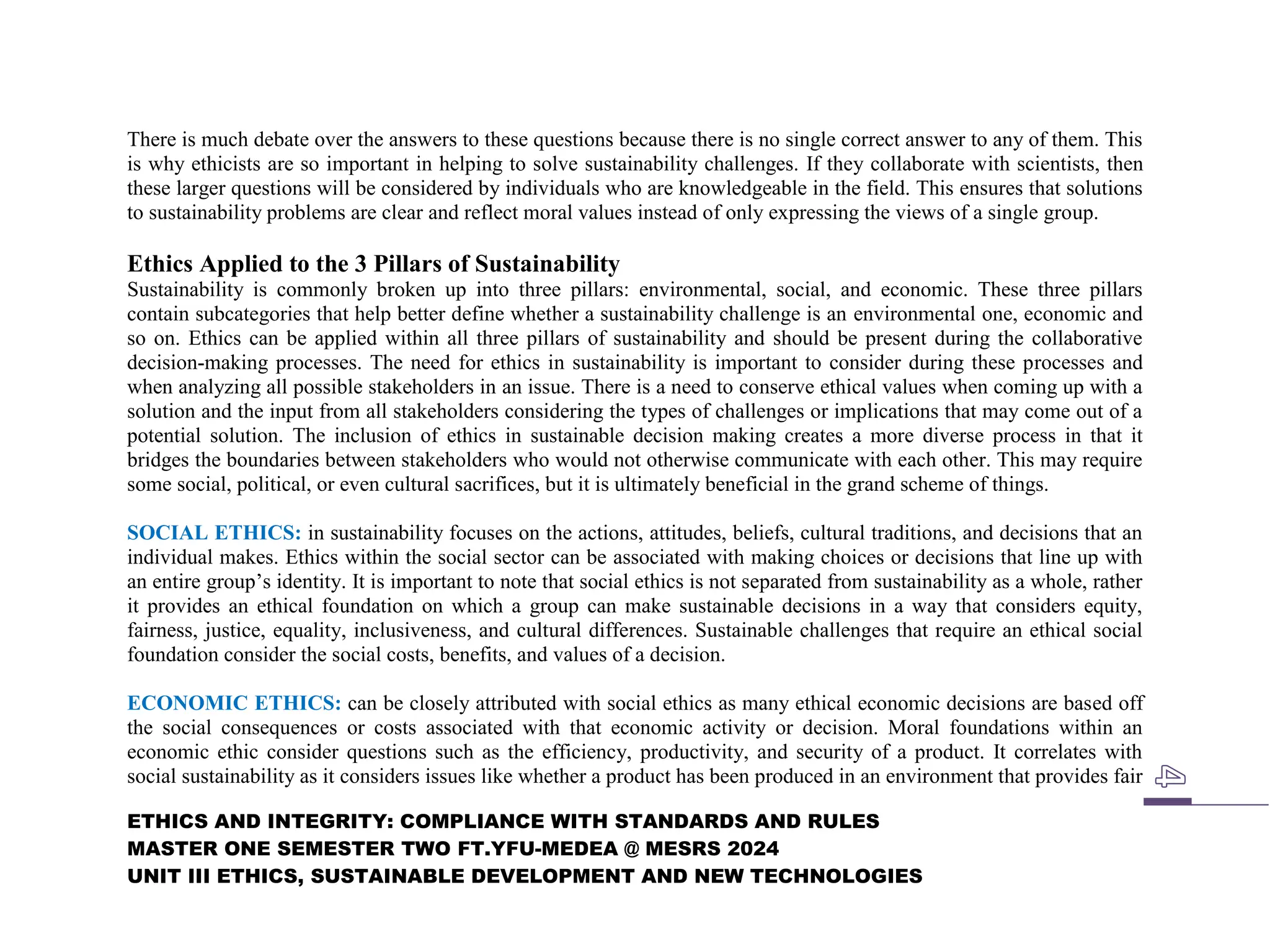 ETHICS-AND-INTEGRITY_INTELLECTUAL-PROPERTY-UNIT-III-ETHICS-SUSTAINABLE ...