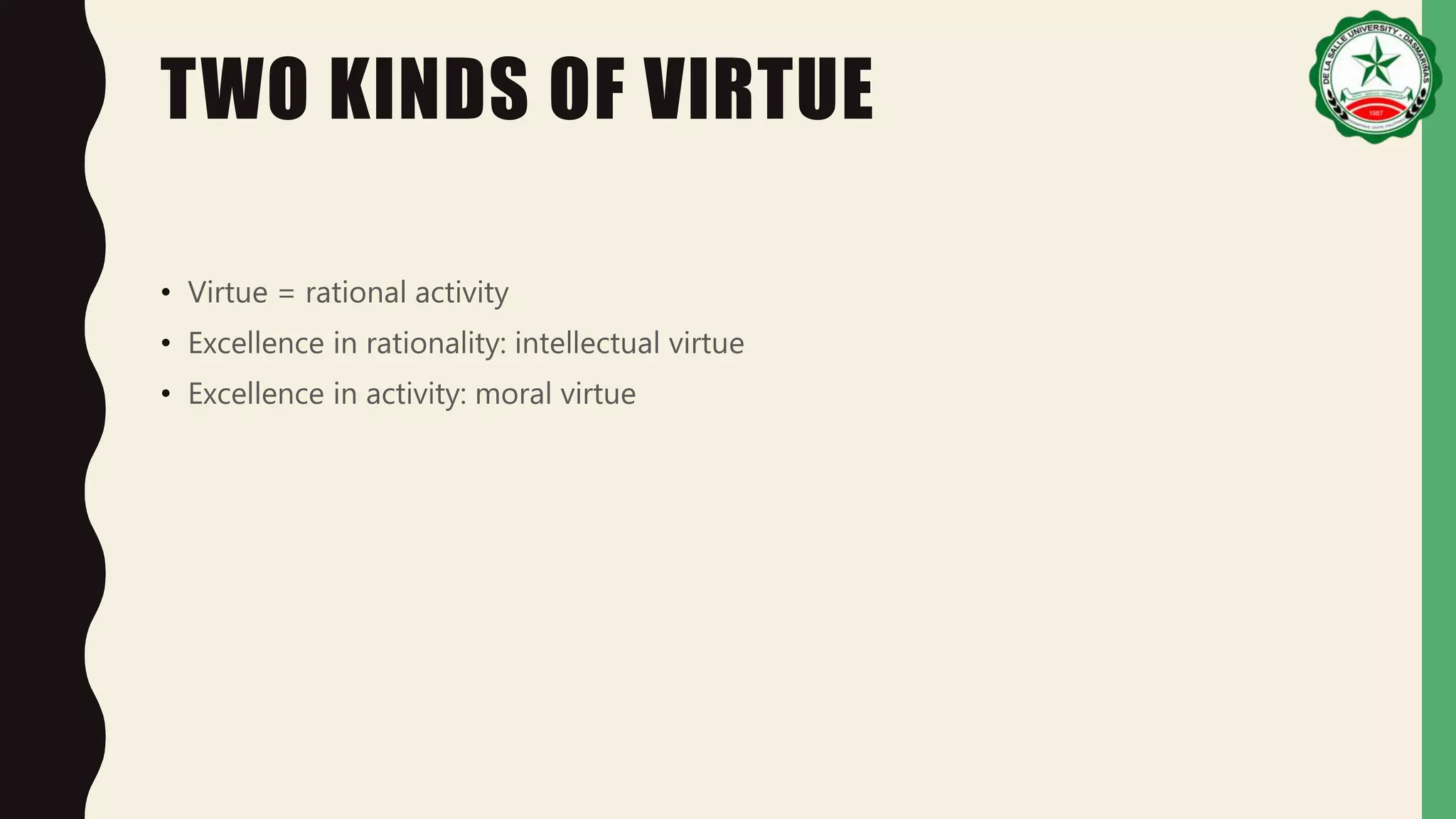 Ethics - aristotle's ethics | PPTX