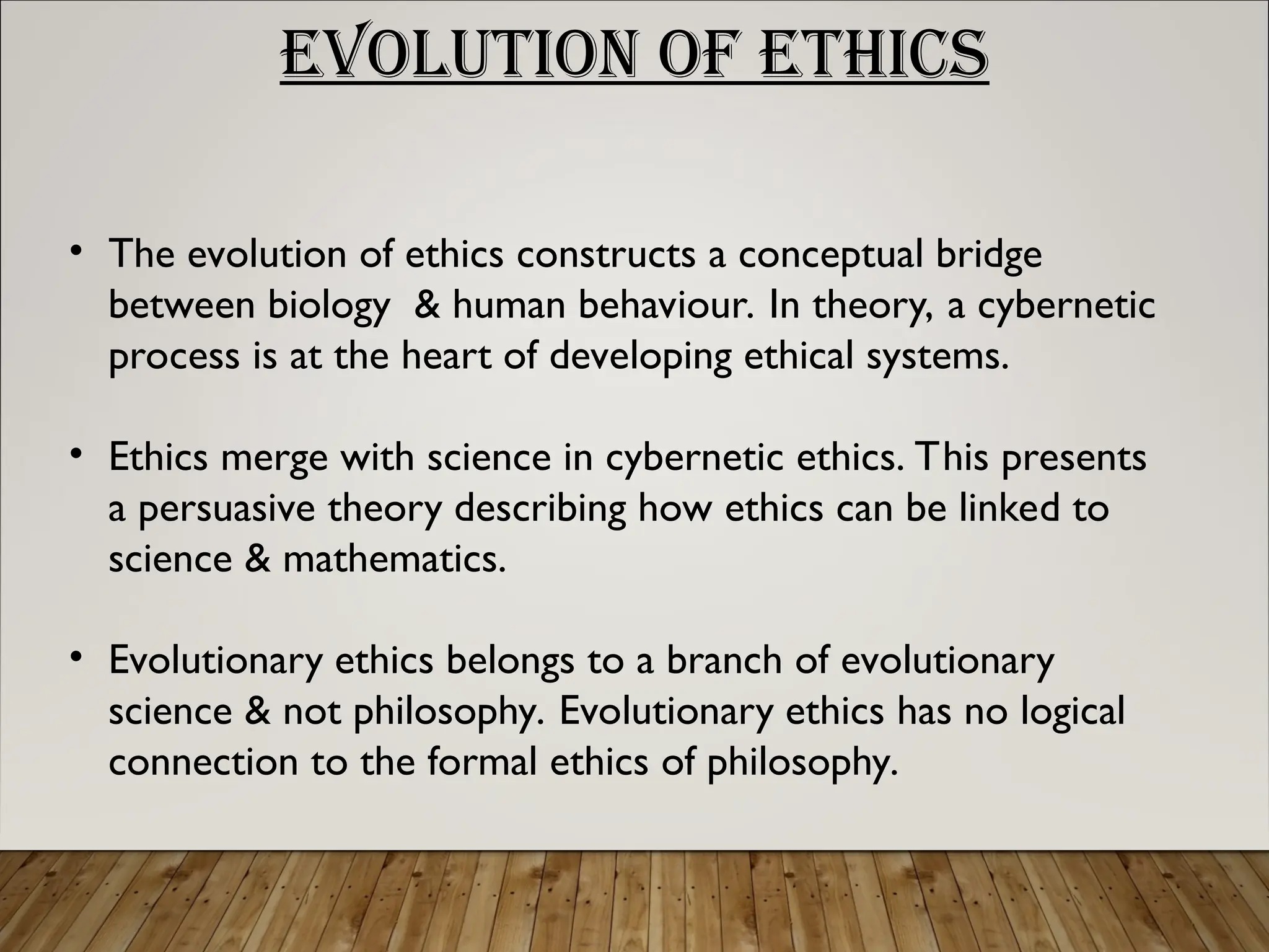 Principle of Ethics, Introduction Origin | PPT