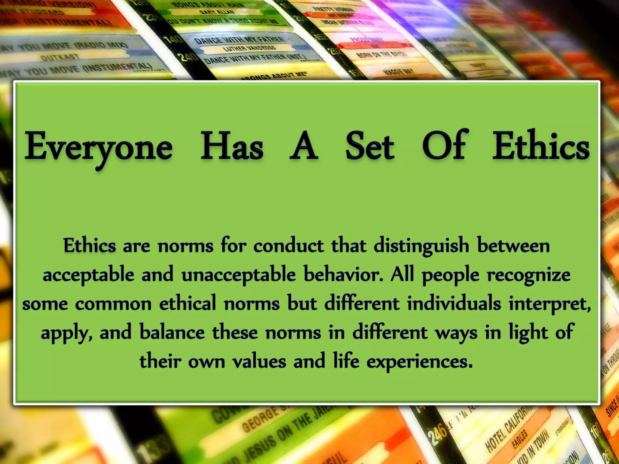 Ethics and Core Values | PPT