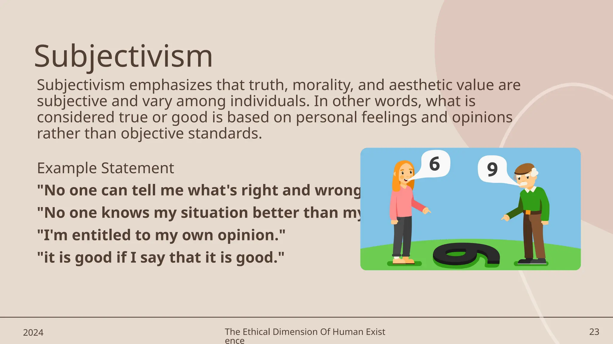 The Ethical Dimension Of Human Existence .pptx