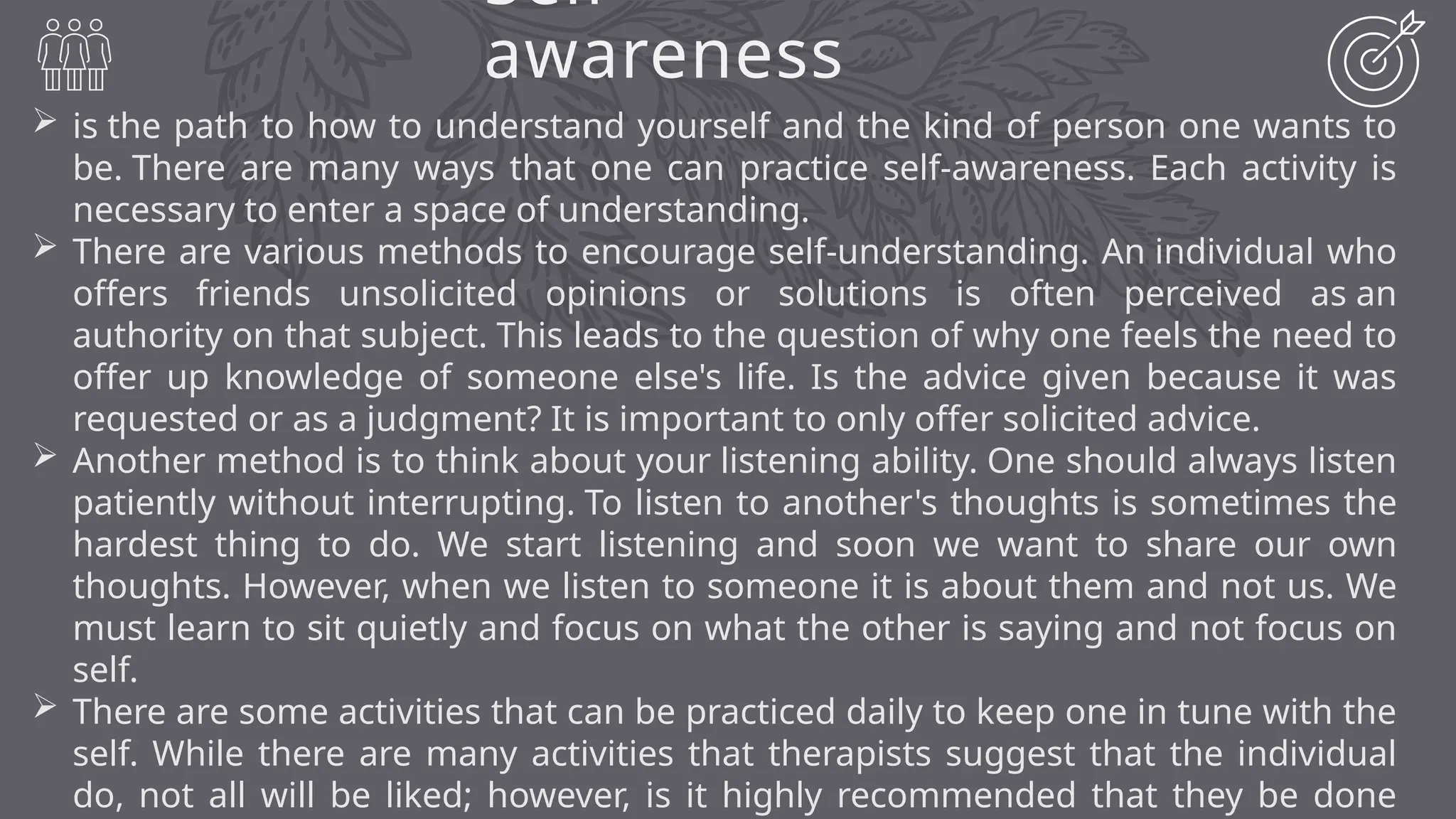 FORMATION AND TRANSFORMATION OF SELF (UNDERSTANDING THE SELF) | PPTX