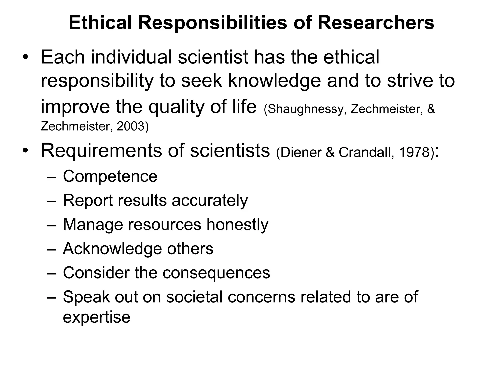 Ethics In Research | PPTX