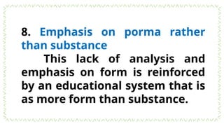 ETHICS-The Filipino Character- Strengths and weaknesses | PPTX