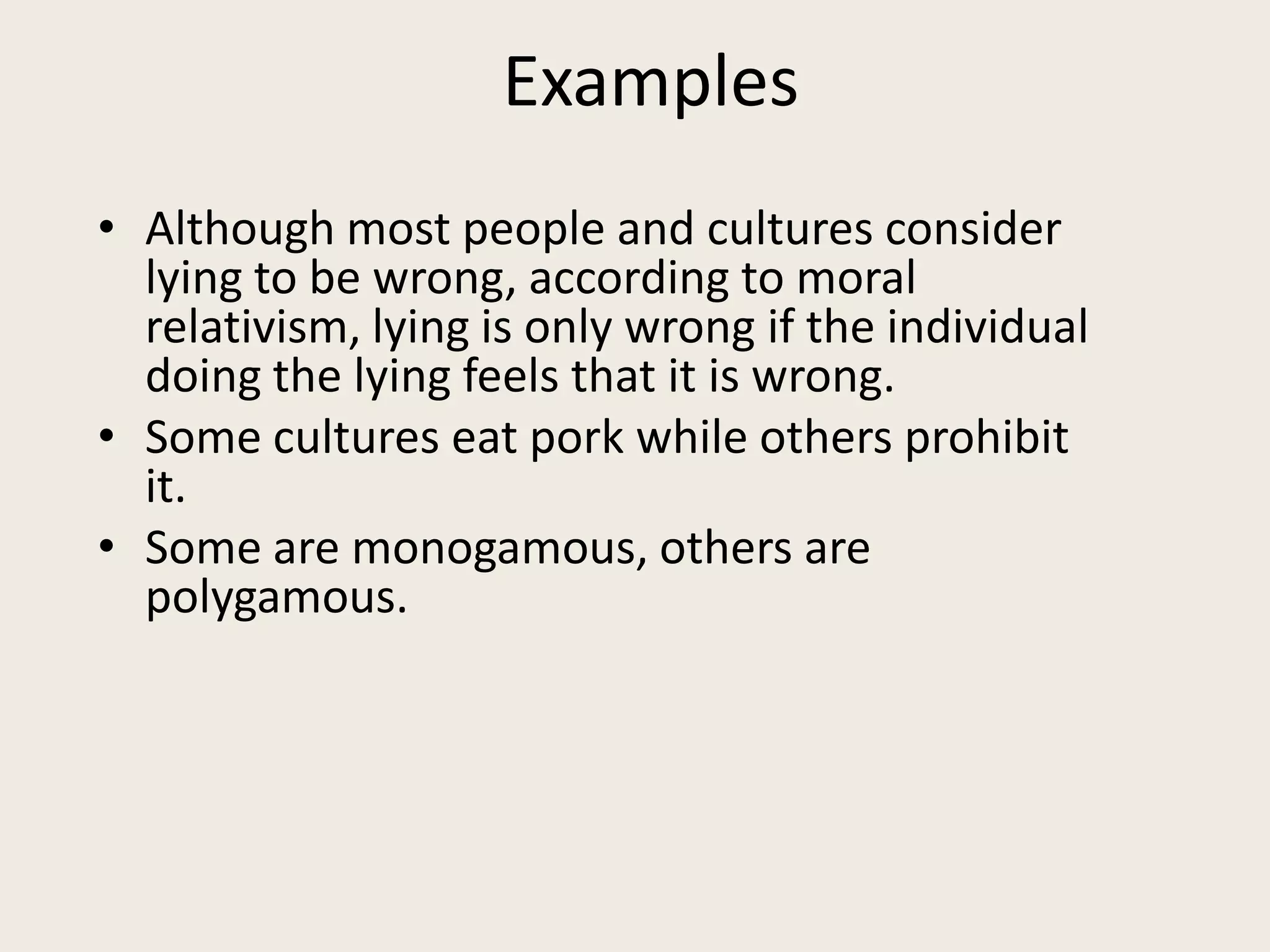 Ethics moral relativism | PPTX