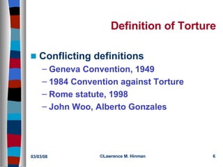 Ethics Of Torture Ppt