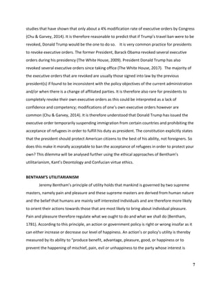 The Ethics of Trump's Refugee Ban | PDF