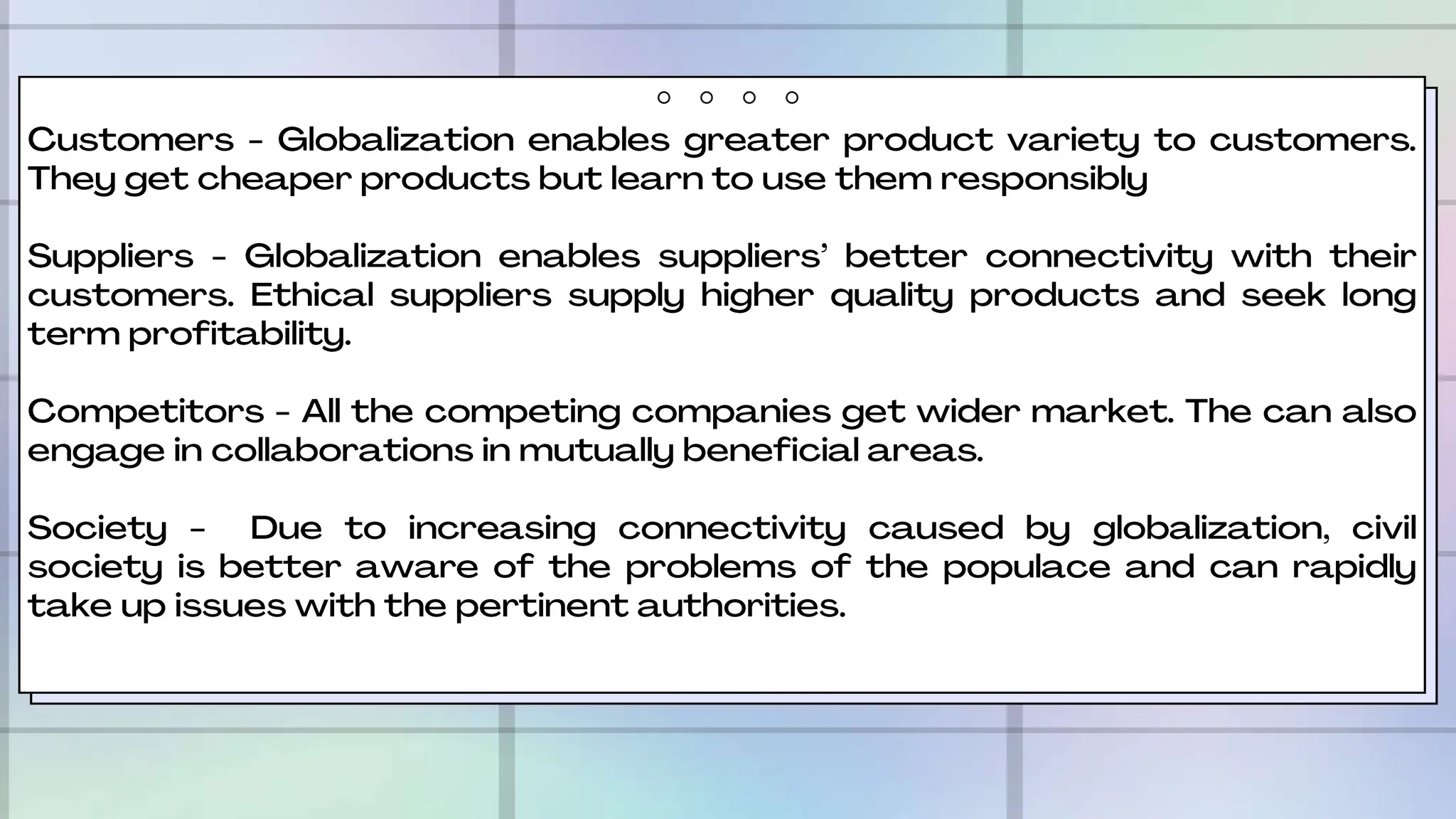 globalization and its ethical challenges | PPTX