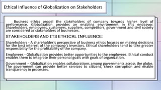 globalization and its ethical challenges | PPTX