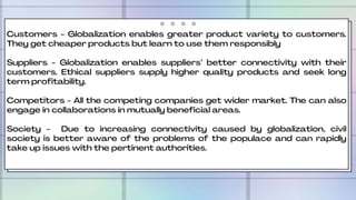 globalization and its ethical challenges | PPTX
