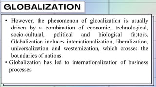 globalization and its ethical challenges | PPTX