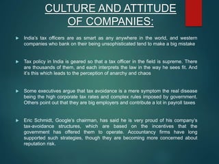 Ethical issues in tax evasion ppt | PPTX