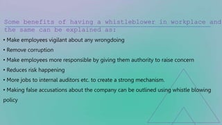 Whistle Blowing | PPTX