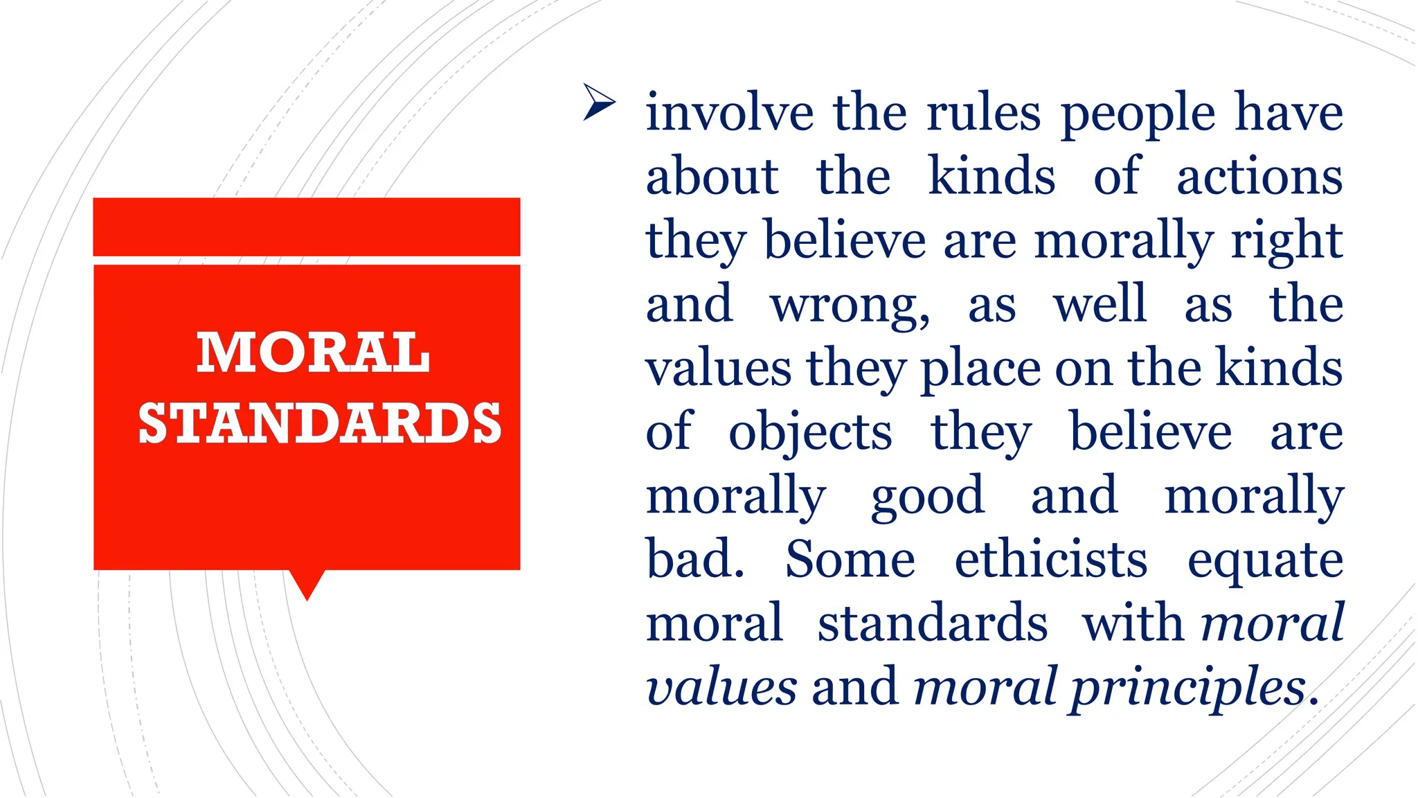 Ethics 2 - Moral and Non-moral standards .pptx