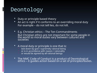 introduction to ethics foundation in evidence based practice | PPT