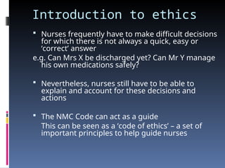 introduction to ethics foundation in evidence based practice | PPT