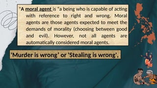 ETHICS moral culture and moral agent topic | PPTX