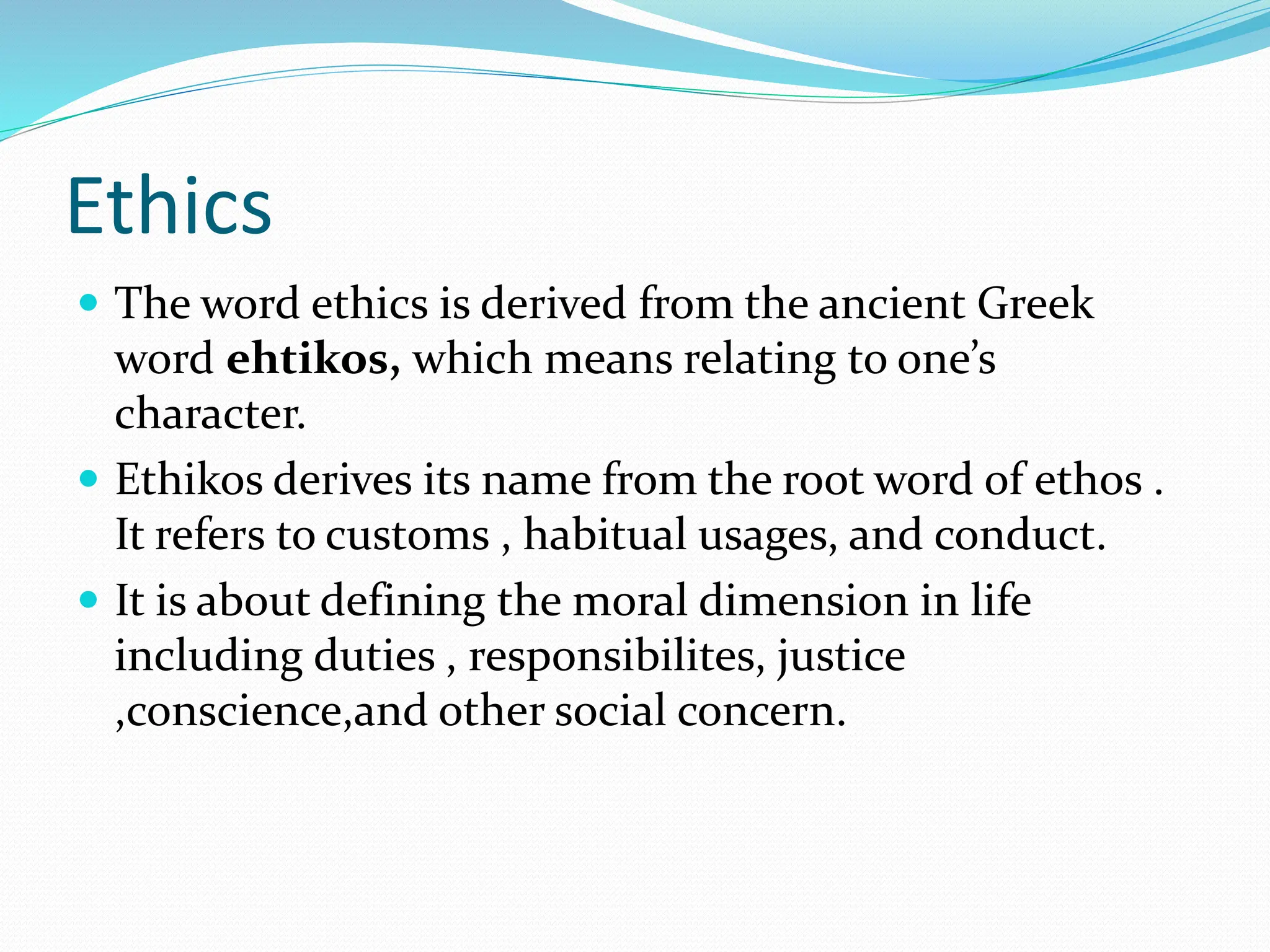 ethics and bioethics of professionalism subject | PPTX