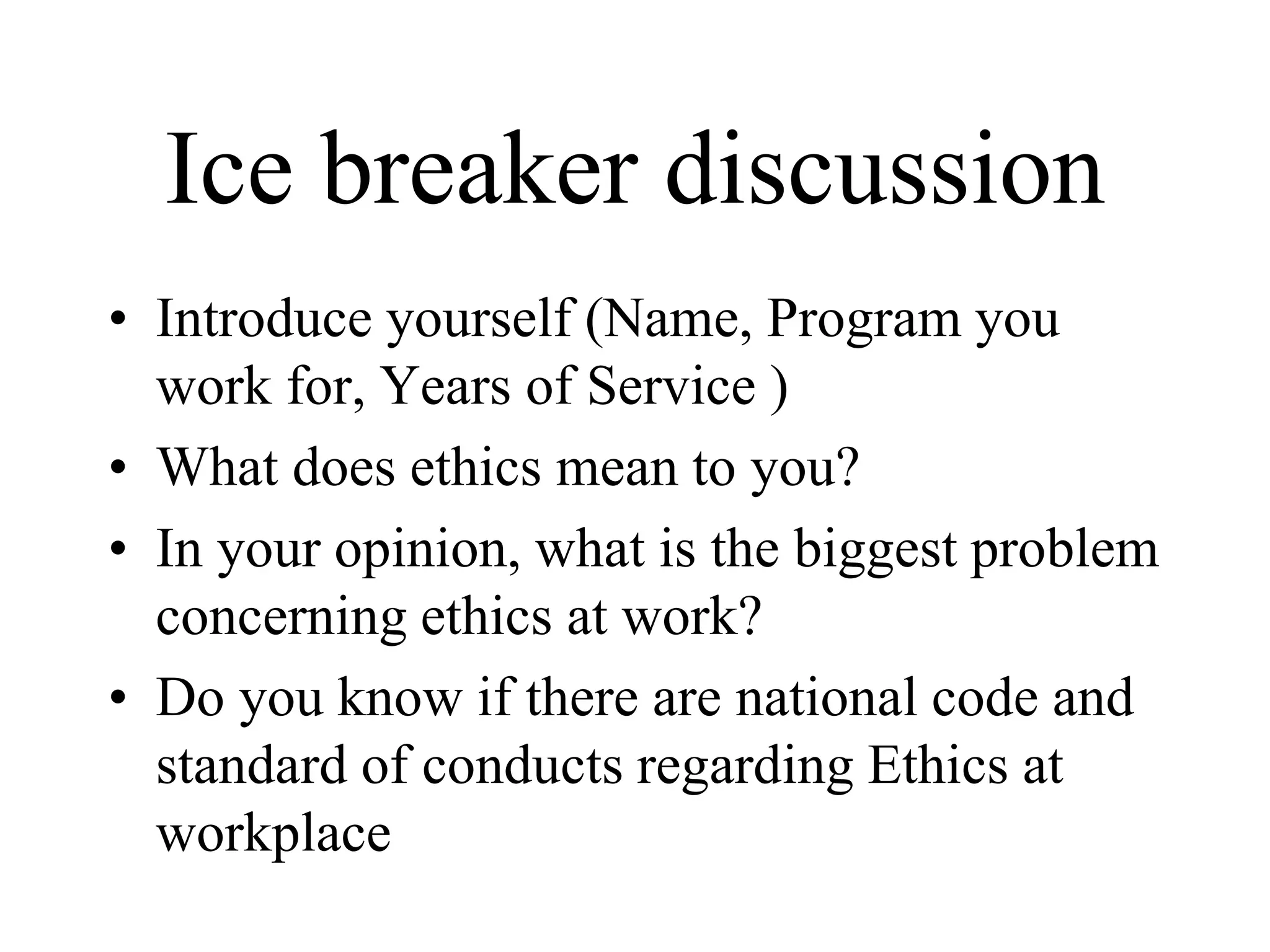 Ethics and Character InThe Workplace.ppt
