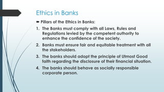 Ethics and corporate social responsibilities in banks | PPSX