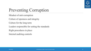 Ethics and Corruption | PPTX