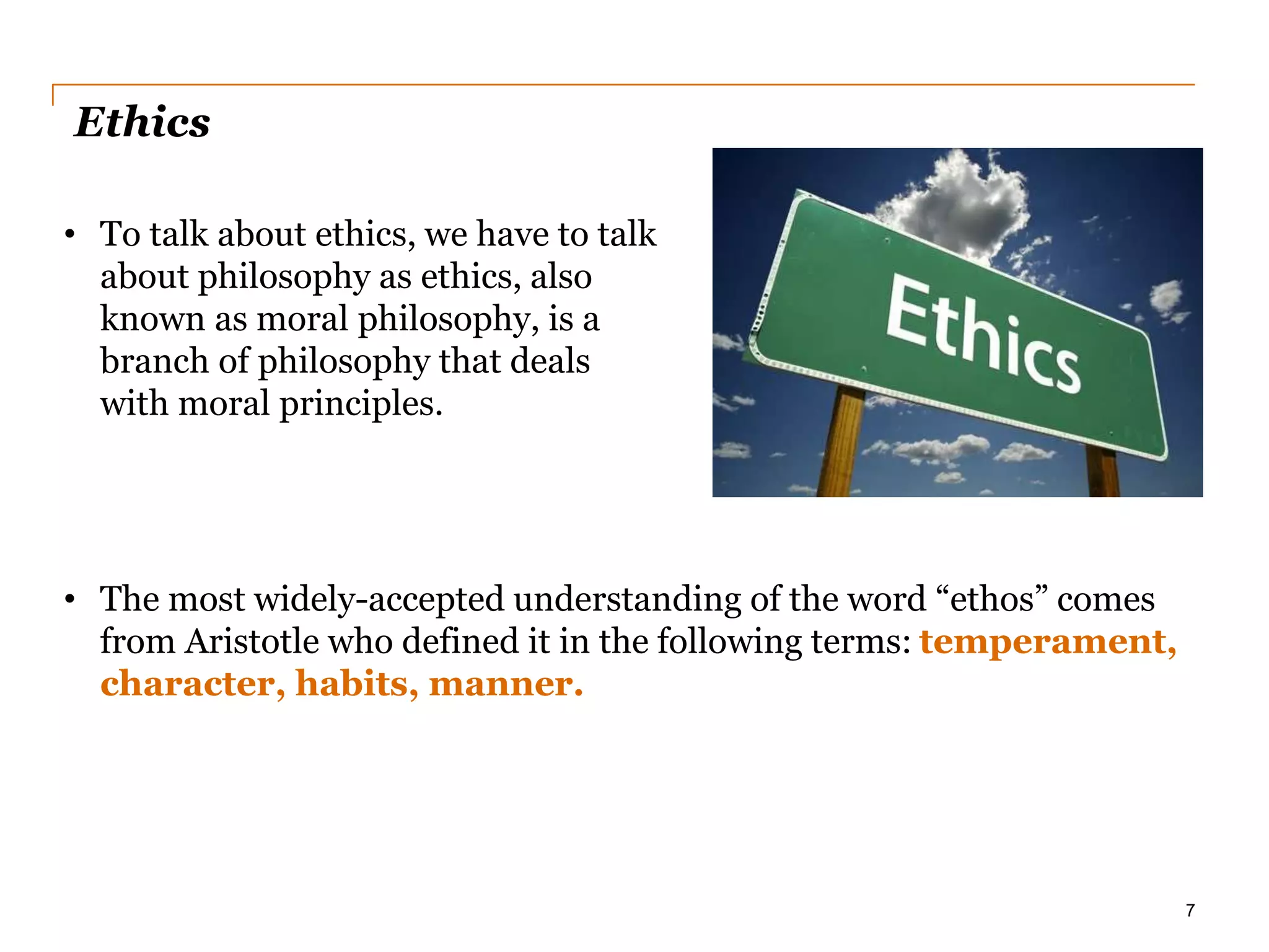 Ethics and culture | PPTX