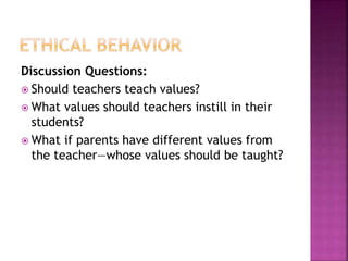 Ethics and Discipline | PPTX | Education