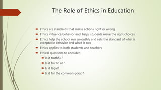 Ethics and diversity | PPTX